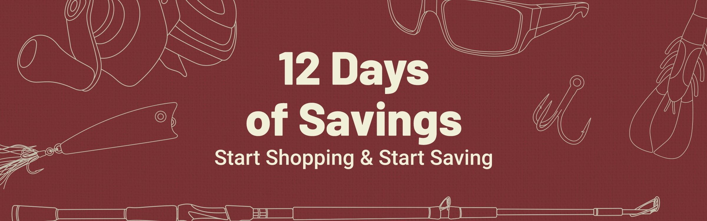 Day 1: 25%-50% Off Select Rods - Tackle Warehouse