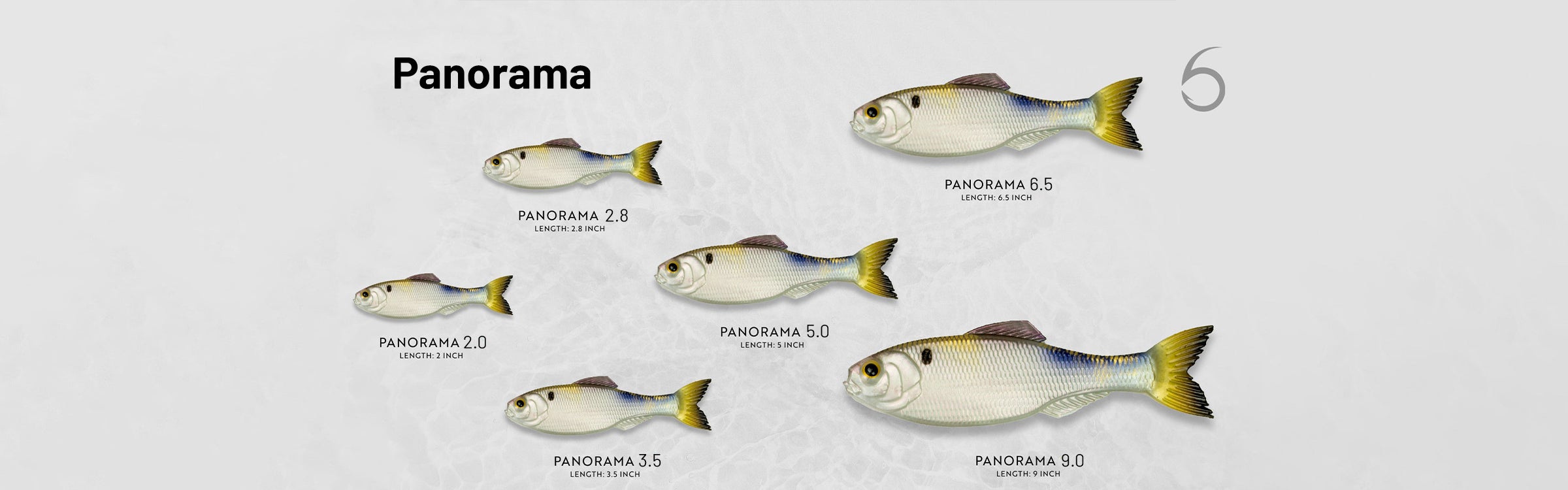 6th Sense Panorama Shad - Tackle Warehouse