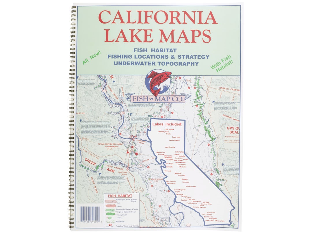 Fish-n-Map California Lake Maps Atlas | Tackle Warehouse