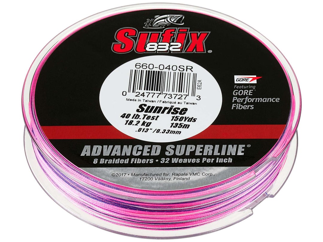 Sufix 832 Braided Line Sunrise | Tackle Warehouse