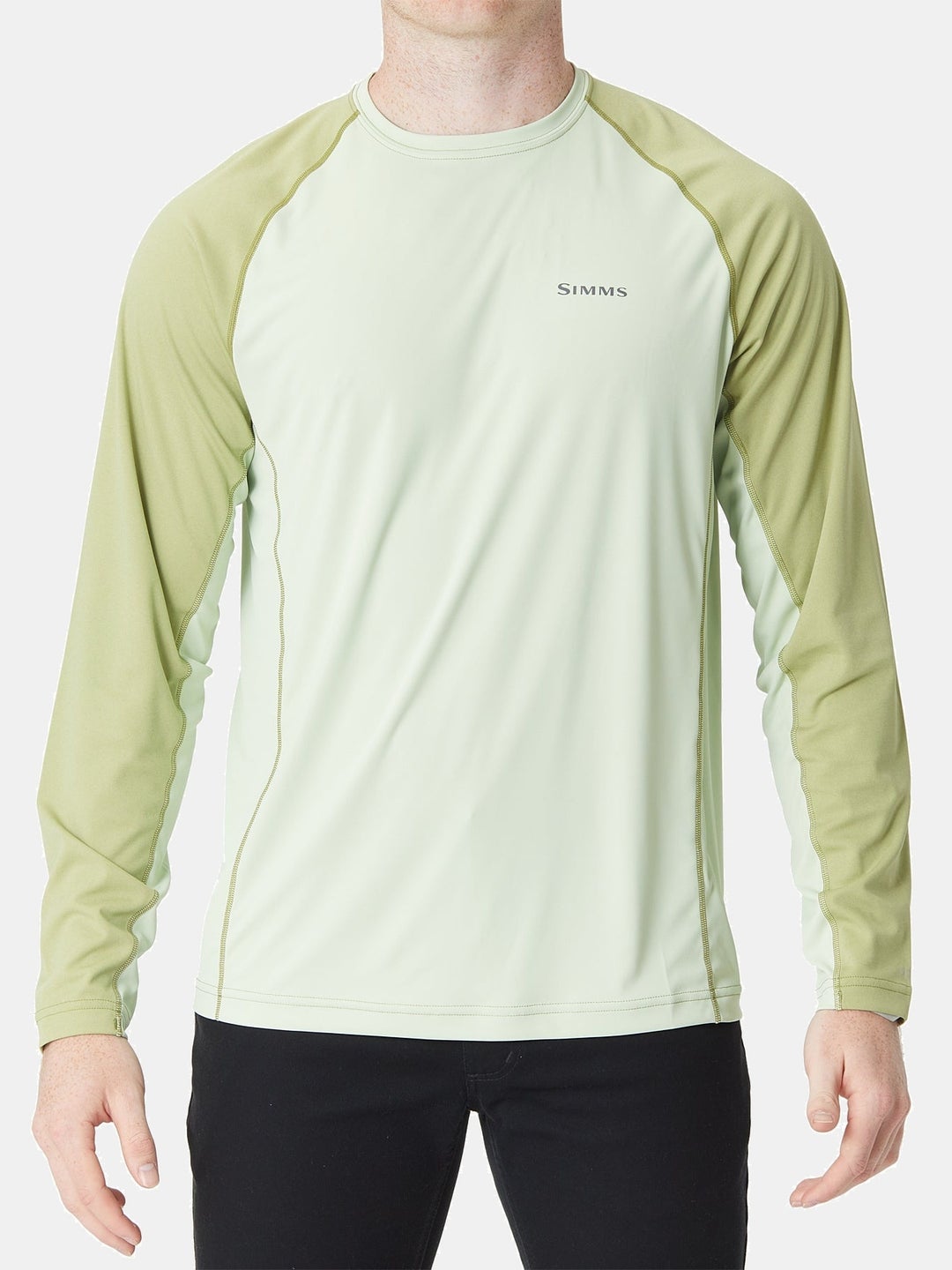 Simms SolarFlex Solids Long Sleeve Shirt | Tackle Warehouse