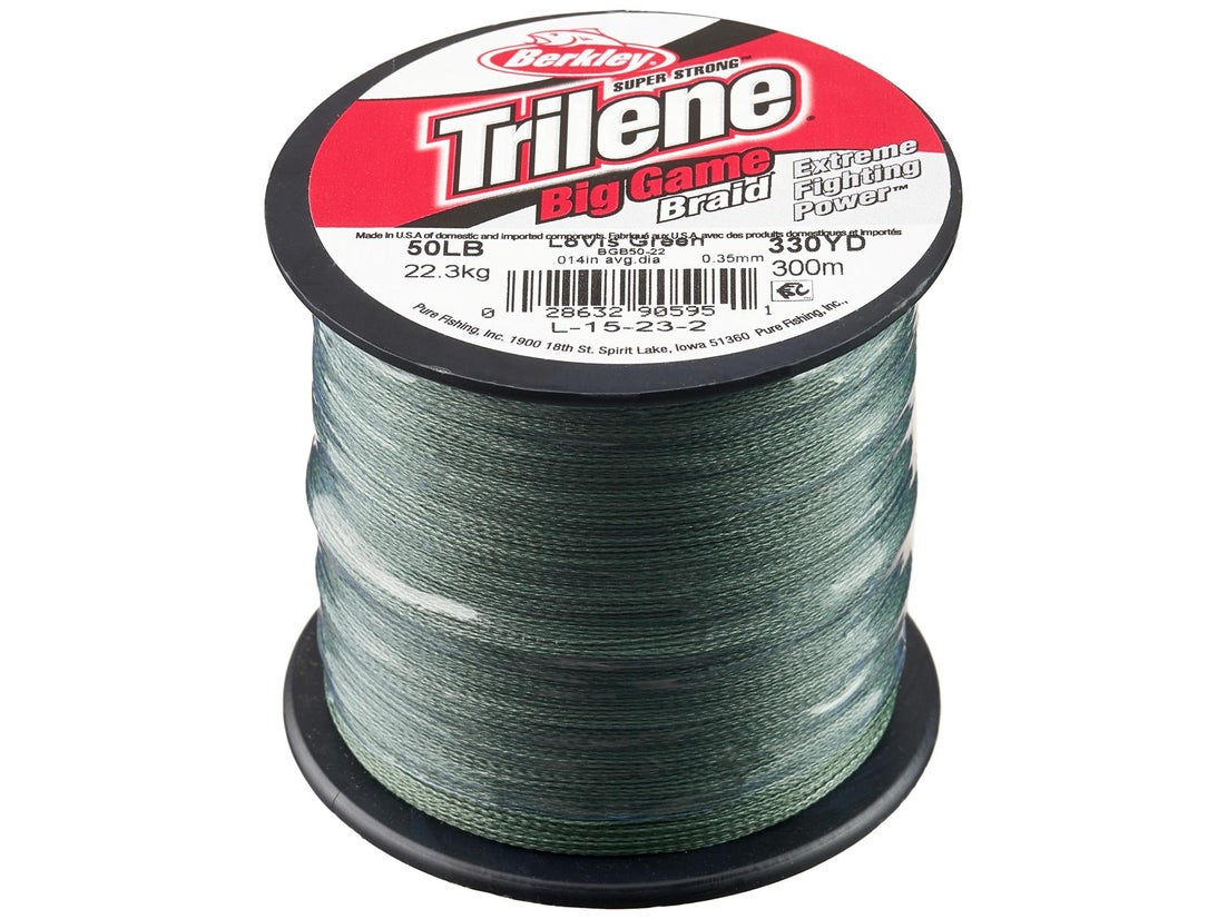 Berkley Trilene Big Game Braided Line Low Vis Green - Tackle Warehouse