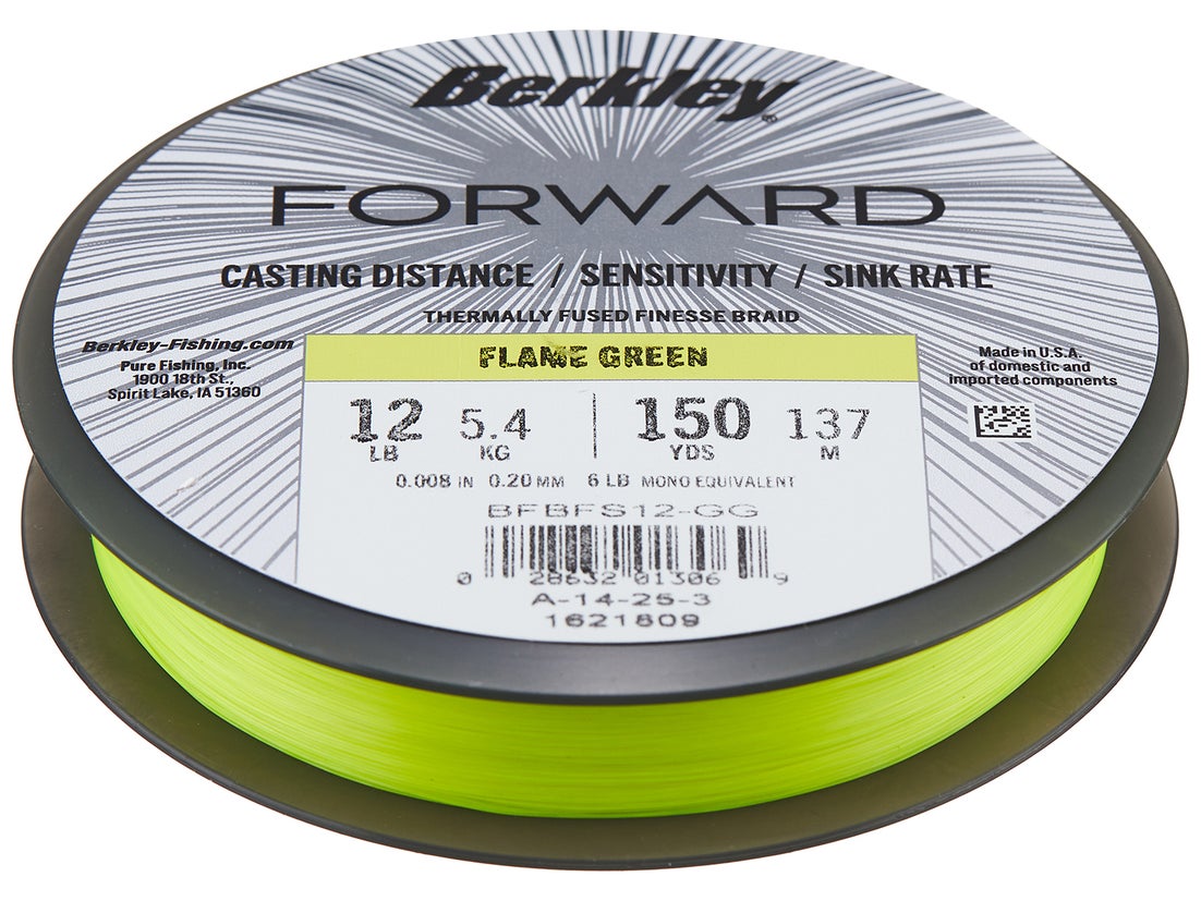 Berkley Forward Braid Flame Green - Tackle Warehouse
