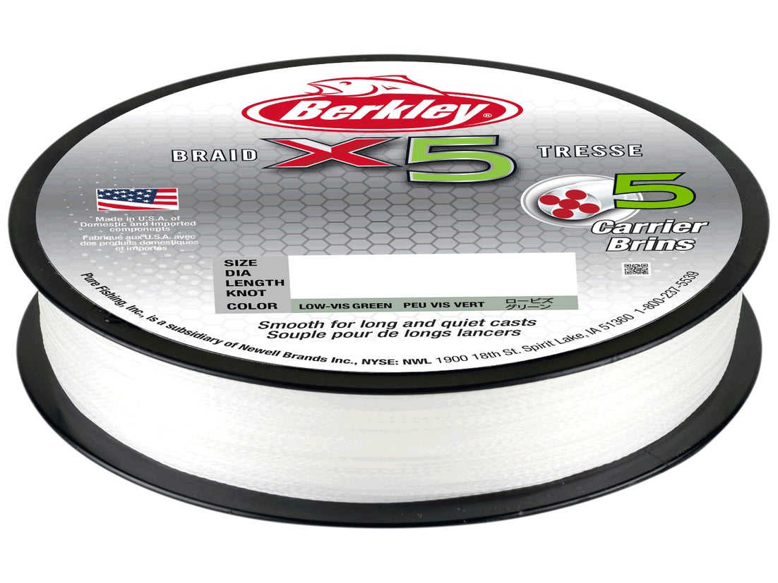Berkley X5 Braided Line Crystal - Tackle Warehouse