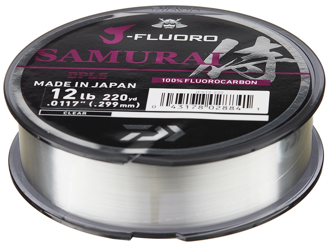 Daiwa J-Fluoro Samurai Fluorocarbon Line - Tackle Warehouse