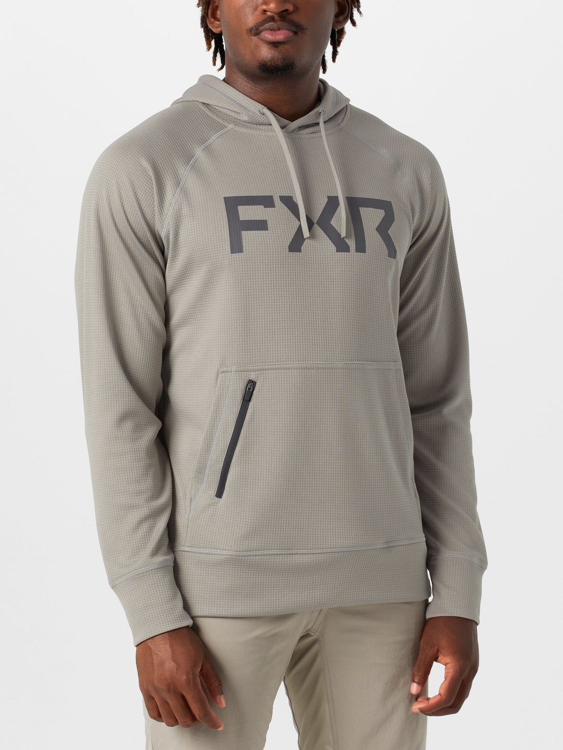 FXR Pilot UPF Hoodie Stone Asphalt - Tackle Warehouse