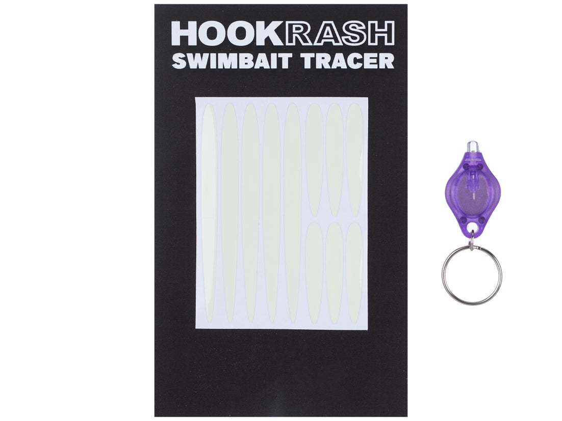 Hook Rash Swimbait Glow-In-The-Dark Night Tracer - Tackle Warehouse