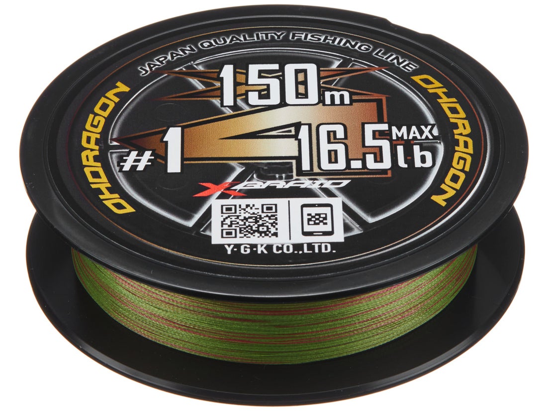 YGK XBRAID OHDRAGON X4 Sinking Braided Line - Tackle Warehouse