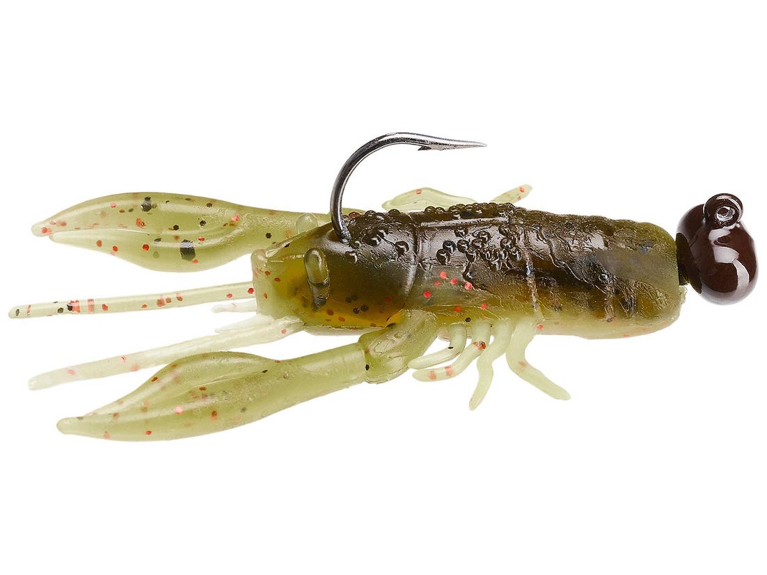 Rebel Liveflex Creek Craw 1.88" 6pk - Tackle Warehouse