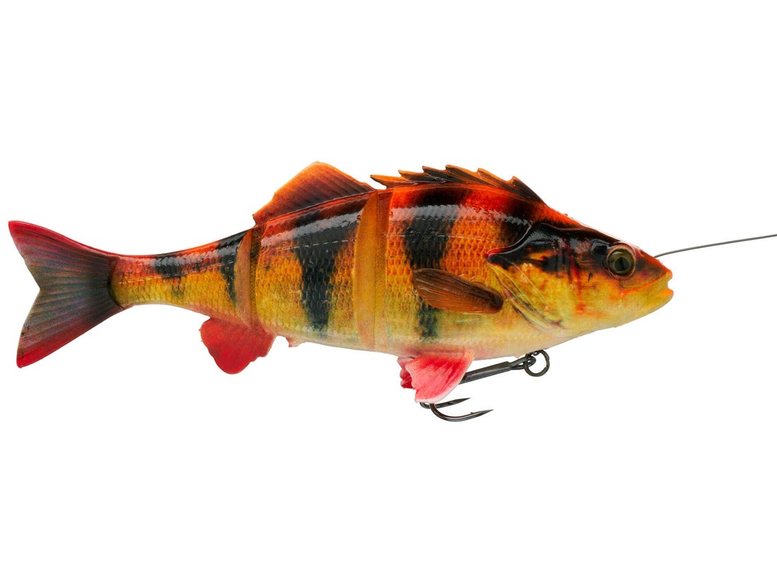 Savage Gear 4D Line Thru Multi-Jointed Perch Swimbait - Tackle Warehouse