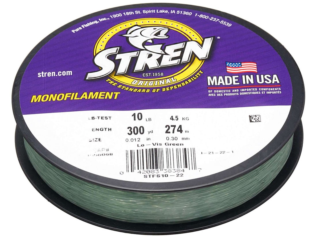 Stren Original Monofilament Line Lo-Vis Green - Tackle Warehouse