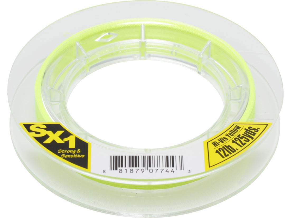 Sunline SX1 Braided Line Hi-Vis Yellow Line - Tackle Warehouse