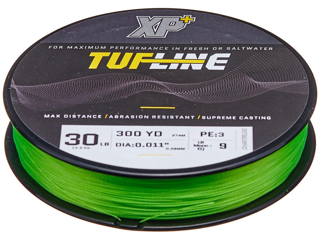 TUF Line XP+ Chartreuse Braided Line - Tackle Warehouse