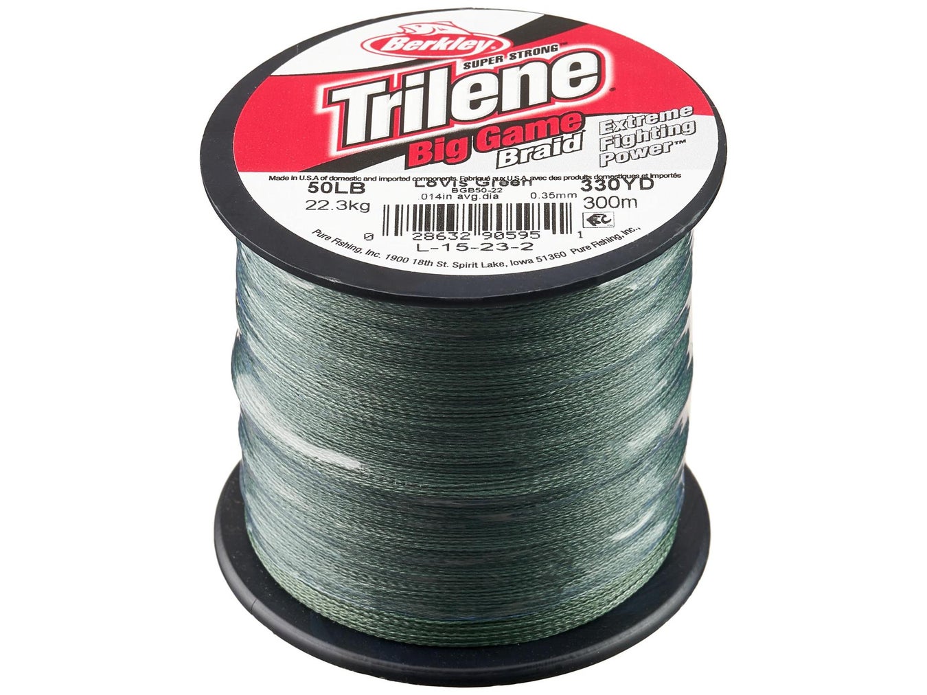 Berkley Trilene Big Game Braided Line Low Vis Green - Tackle Warehouse
