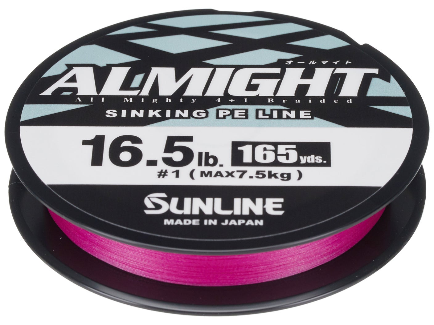 Sunline Almight Pink Sinking PE Braid - Tackle Warehouse