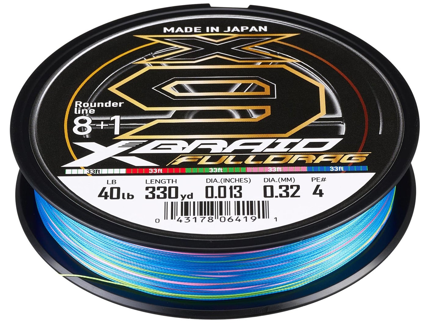 XBraid X9 Fulldrag Braid Braided Line - Tackle Warehouse