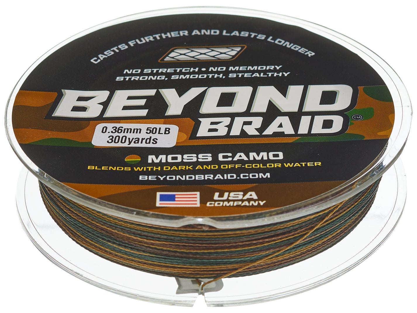 Beyond Braid 4X Strand Braided Line Moss Camo - Tackle Warehouse