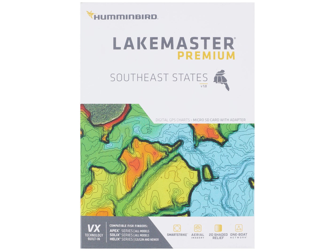 Humminbird Lakemaster VX Premium Digital Charts - Tackle Warehouse
