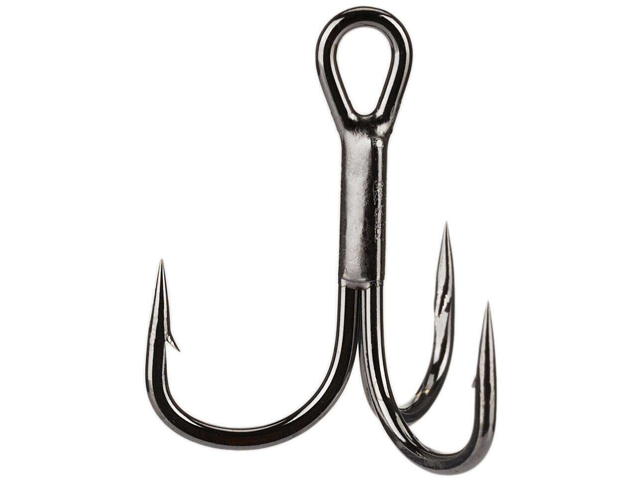 Owner Stinger Treble Hook Black Chrome ST-36 - Tackle Warehouse