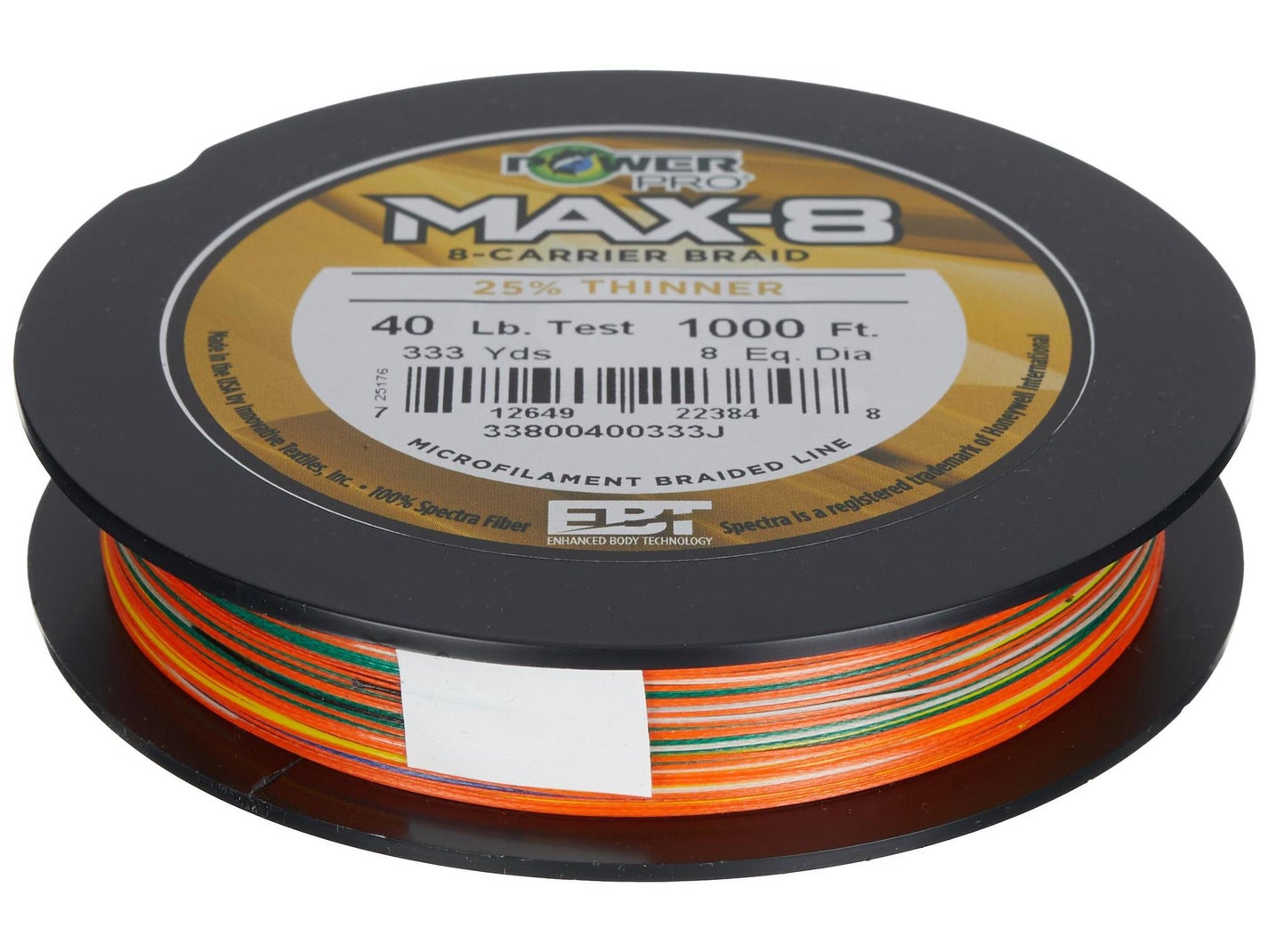 Power Pro Max 8 Braided Line 4 Color - Tackle Warehouse