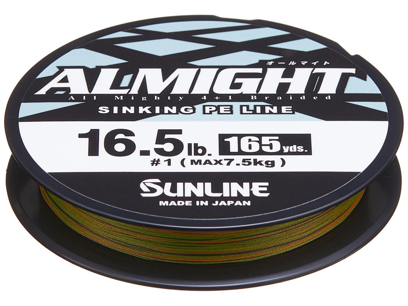Sunline Almight Olive Camo Sinking PE Braid 165yd - Tackle Warehouse