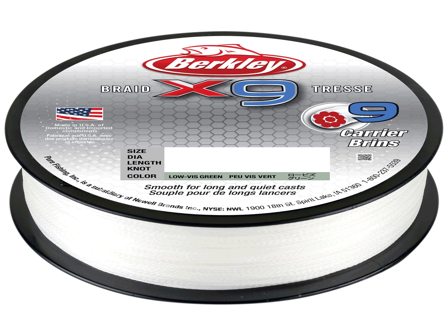 Berkley X9 Braided Line Crystal | Tackle Warehouse