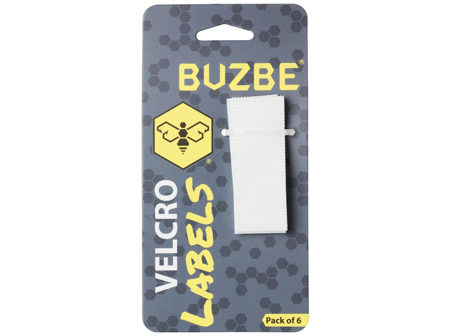 Buzbe Velcro Labels 6pk | Tackle Warehouse