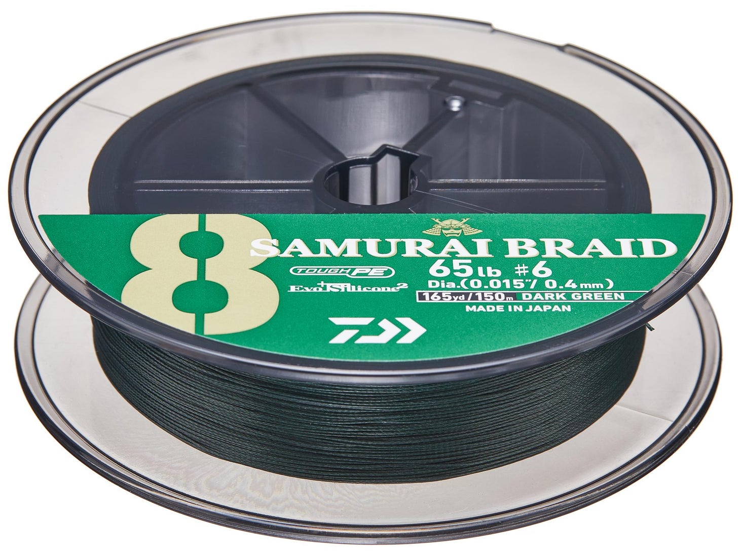 Daiwa Samurai 8 Braid Dark Green | Tackle Warehouse