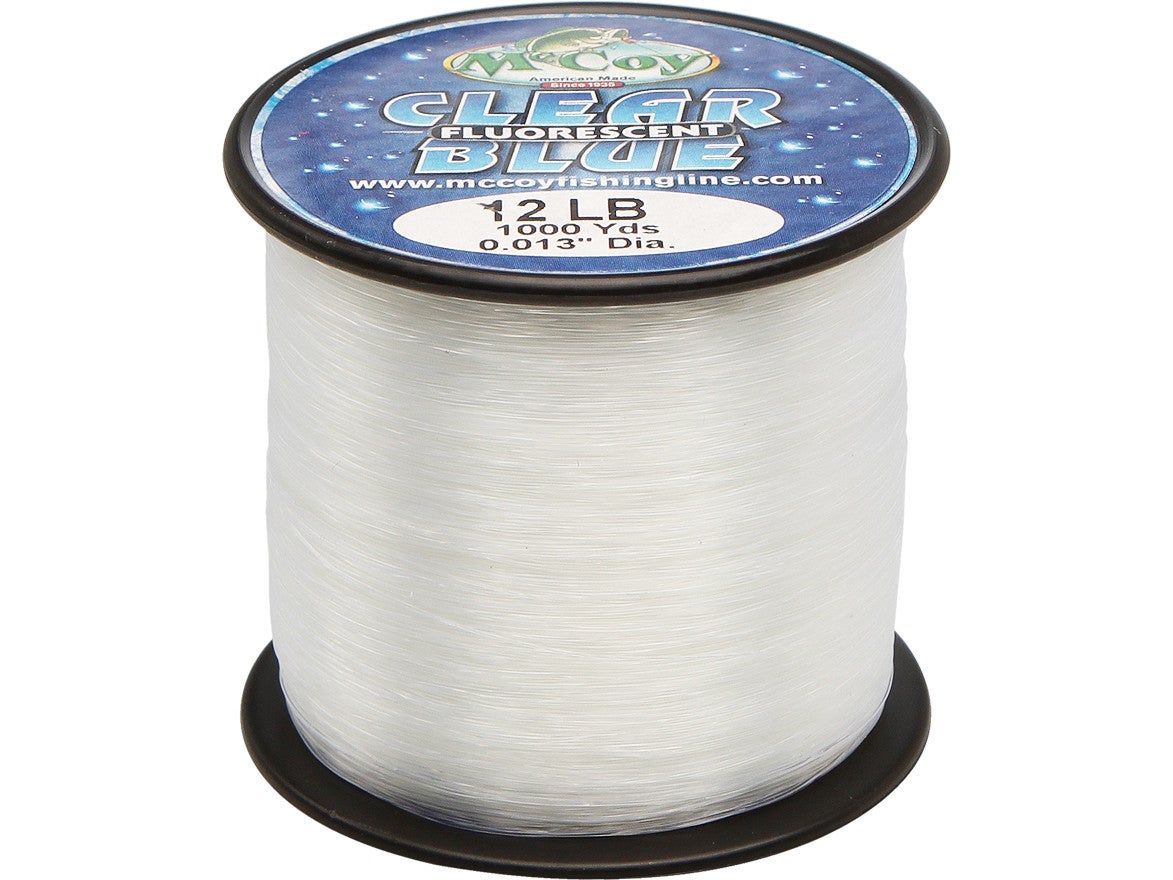 McCoy Clear Blue Fluorescent Co-Polymer Line | Tackle Warehouse