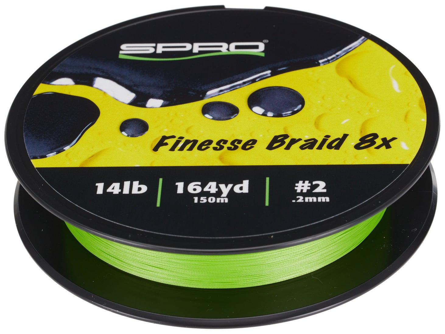 SPRO Finesse 8X Braided Line Lime Green | Tackle Warehouse