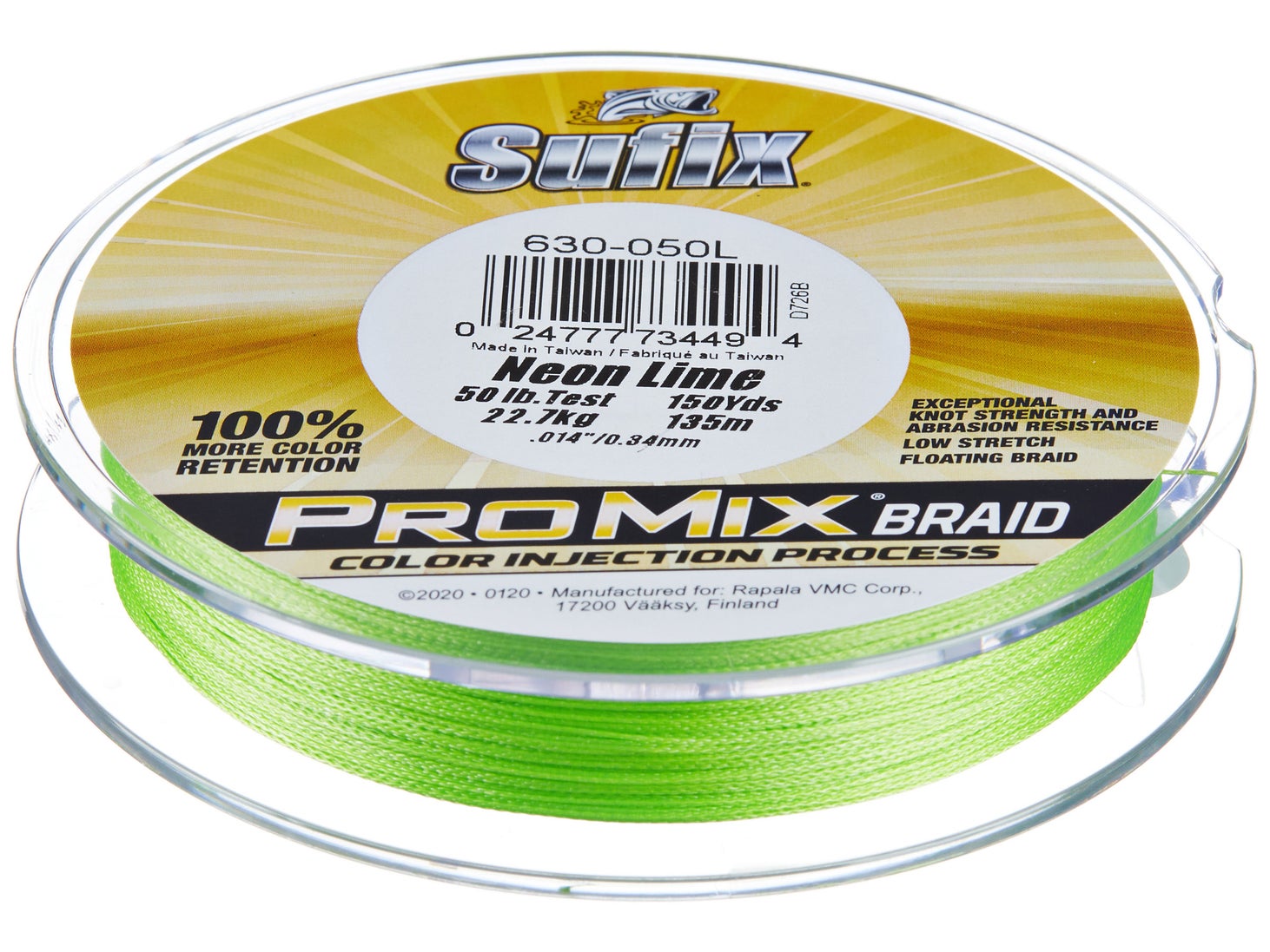 Sufix ProMix Braided Line Neon Lime | Tackle Warehouse
