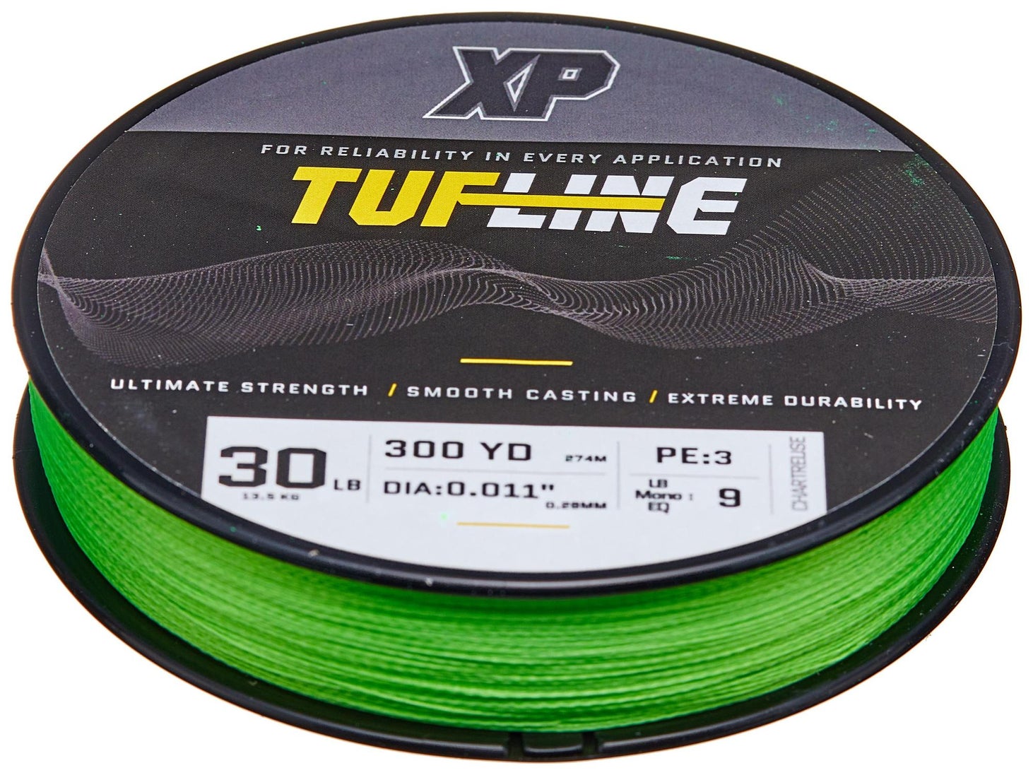 TUF Line XP Chartreuse Braided Line | Tackle Warehouse