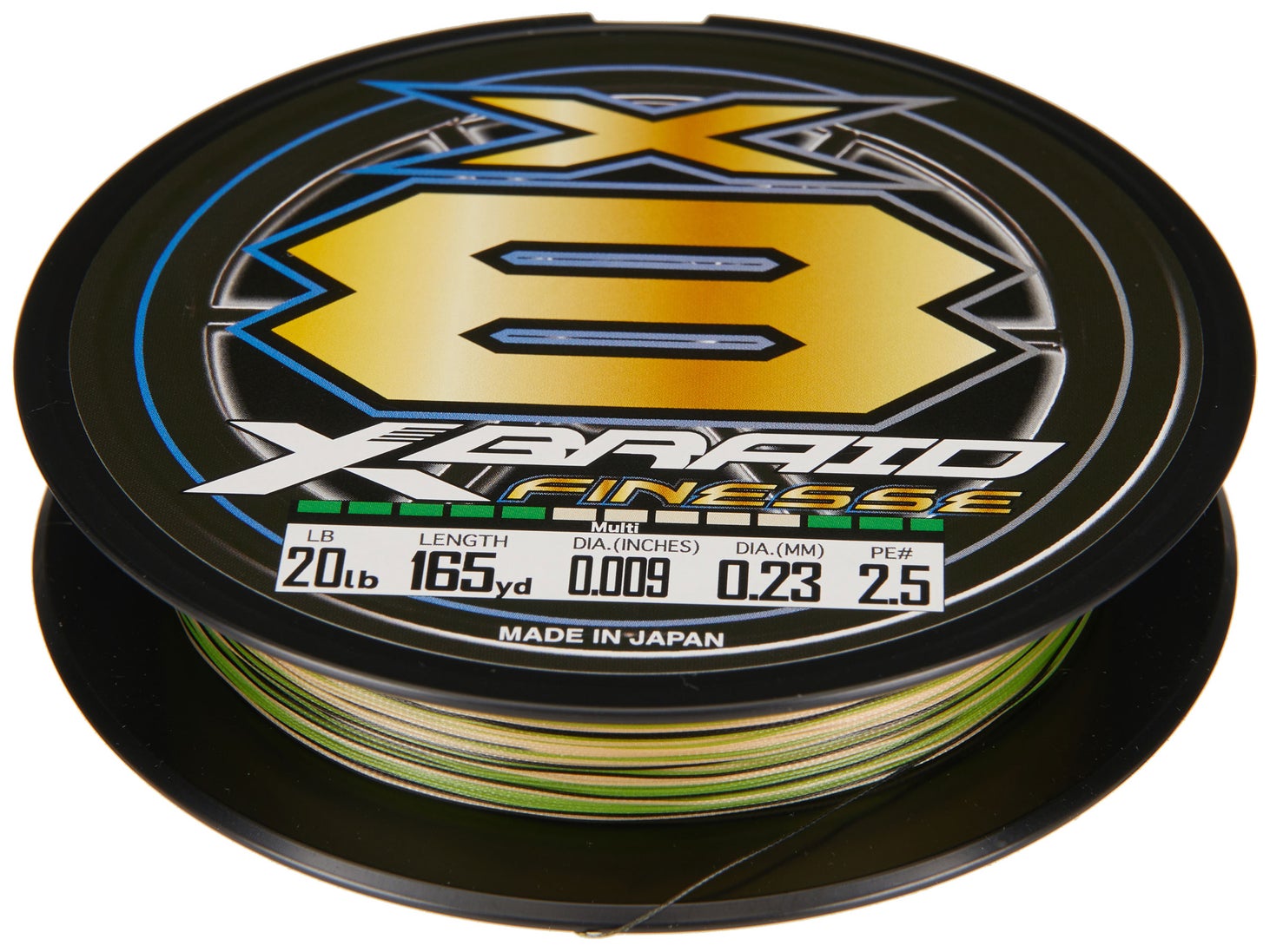 XBraid X8 Finesse Braid Braided Line Multi Color | Tackle Warehouse