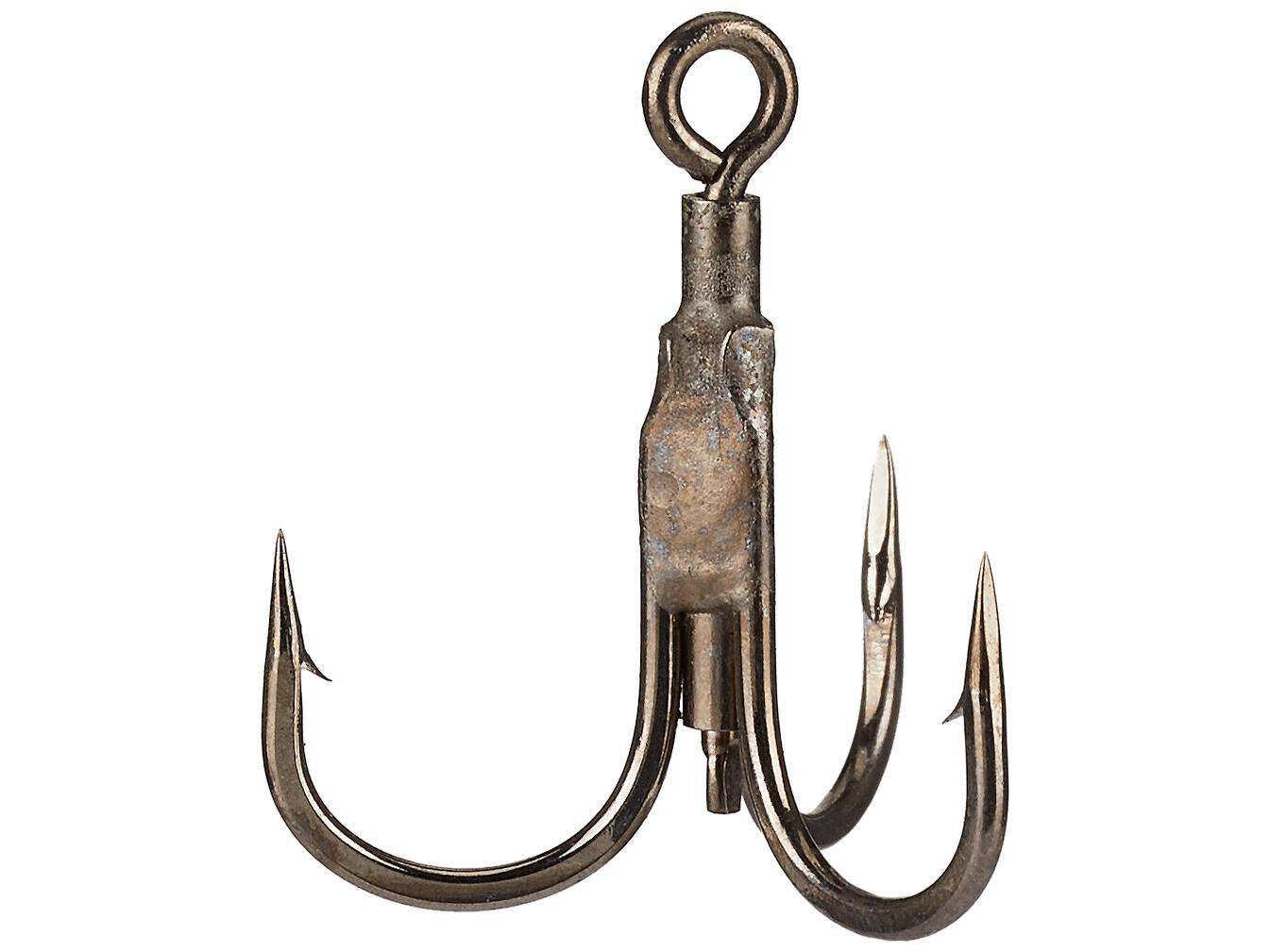 BasStar Spintech Rotating 2X Treble Hooks 4pk - Tackle Warehouse