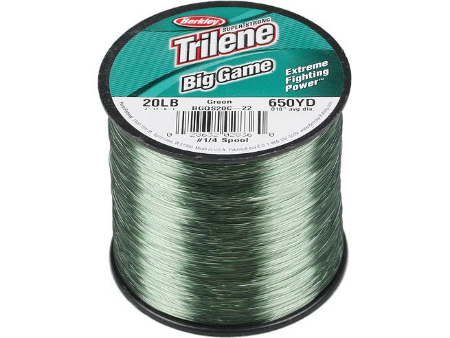 Berkley Trilene Big Game Monofilament Line Green - Tackle Warehouse