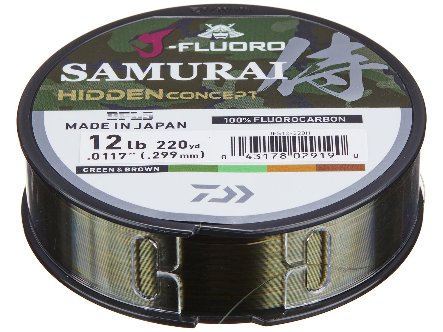 Daiwa J-Fluoro Samurai FC Hidden Fluorocarbon Line - Tackle Warehouse