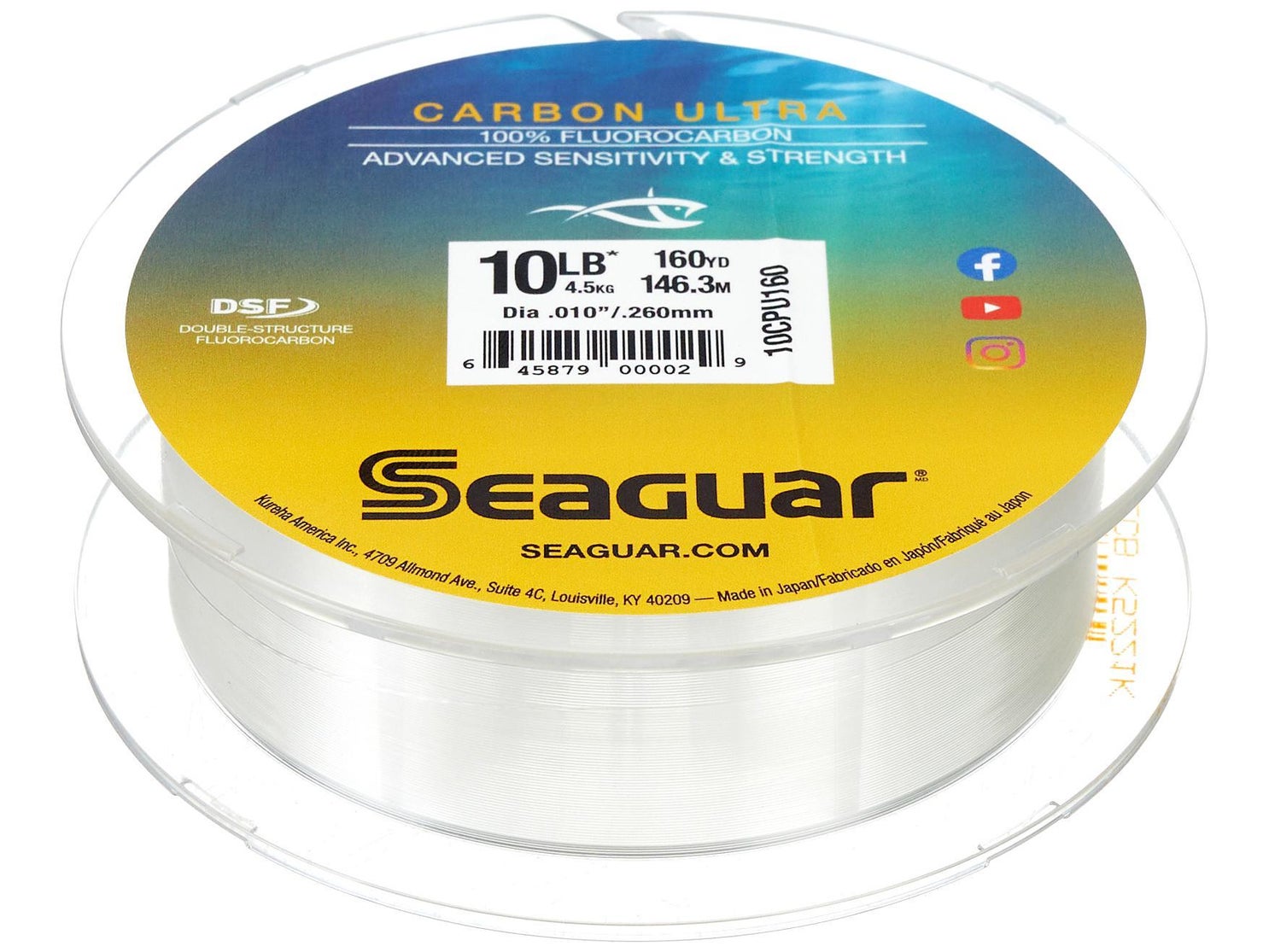 Seaguar Carbon Ultra Fluorocarbon Line - Tackle Warehouse