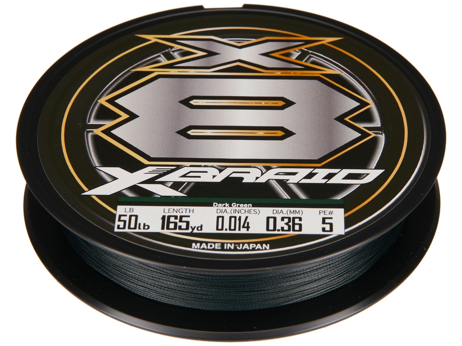 XBraid X8 Braid Braided Line Dark Green - Tackle Warehouse