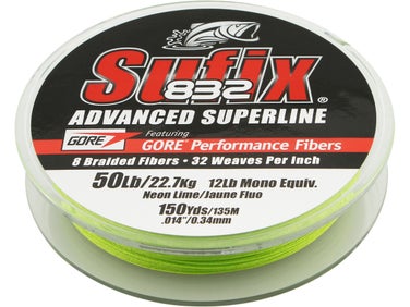 Sufix Revolve Low Vis Green Braided Line - Tackle Warehouse