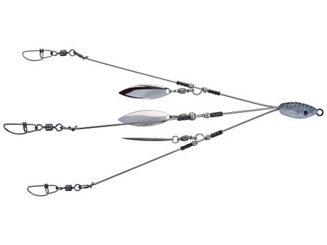 Hog Farmer Baits Tactical Bassin Micro Flex Rig 2 Blade - Tackle Warehouse