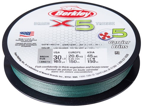 Berkley X9 Braided Line Crystal - Tackle Warehouse