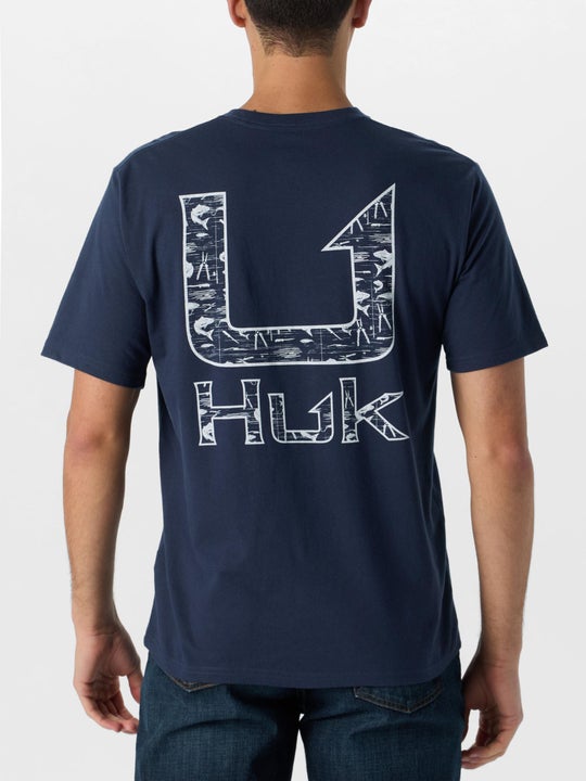 Huk Logo Short Sleeve Shirt | Tackle Warehouse