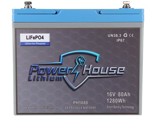 PowerHouse Deep Cycle Lithium Batteries | Tackle Warehouse