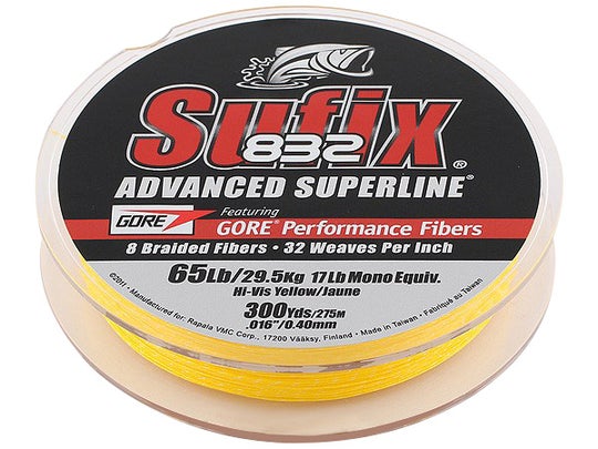 Sufix Revolve Low Vis Green Braided Line - Tackle Warehouse