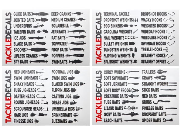 Fishing Tackle Labels - Tackle Warehouse