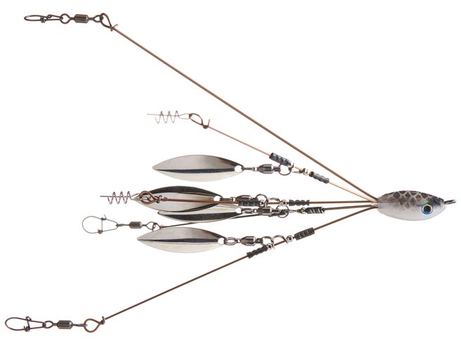 Hog Farmer Baits Tactical Bassin Micro Flex Rig 2 Blade | Tackle Warehouse