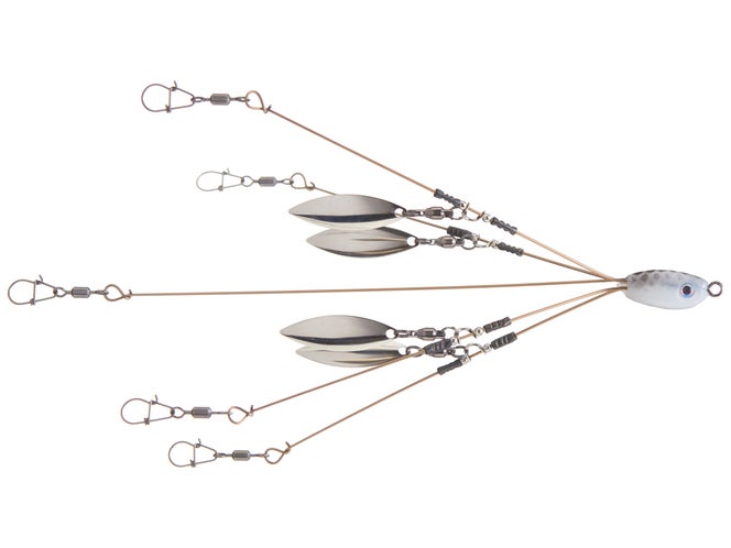 Hog Farmer Baits Tactical Bassin Micro Flex Rig 2 Blade | Tackle Warehouse