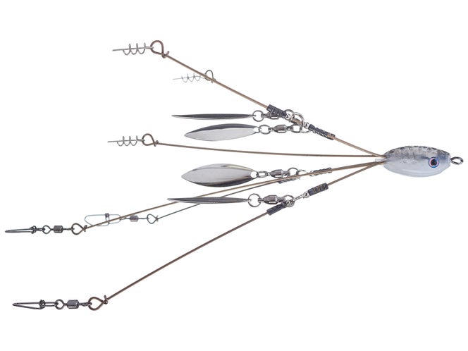 Hog Farmer Baits Tactical Bassin Mini Rig 5 Hook 4 Bld - Tackle Warehouse