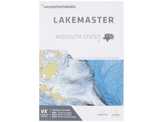 Humminbird Lakemaster VX Digital Charts | Tackle Warehouse