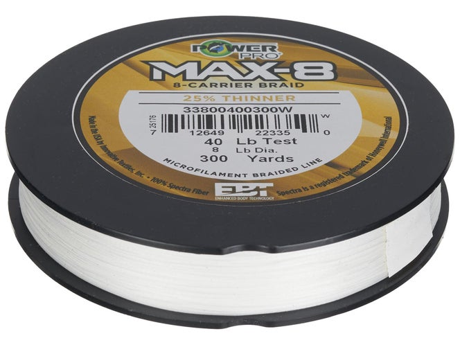 Power Pro Max 8 Braided Line 4 Color - Tackle Warehouse